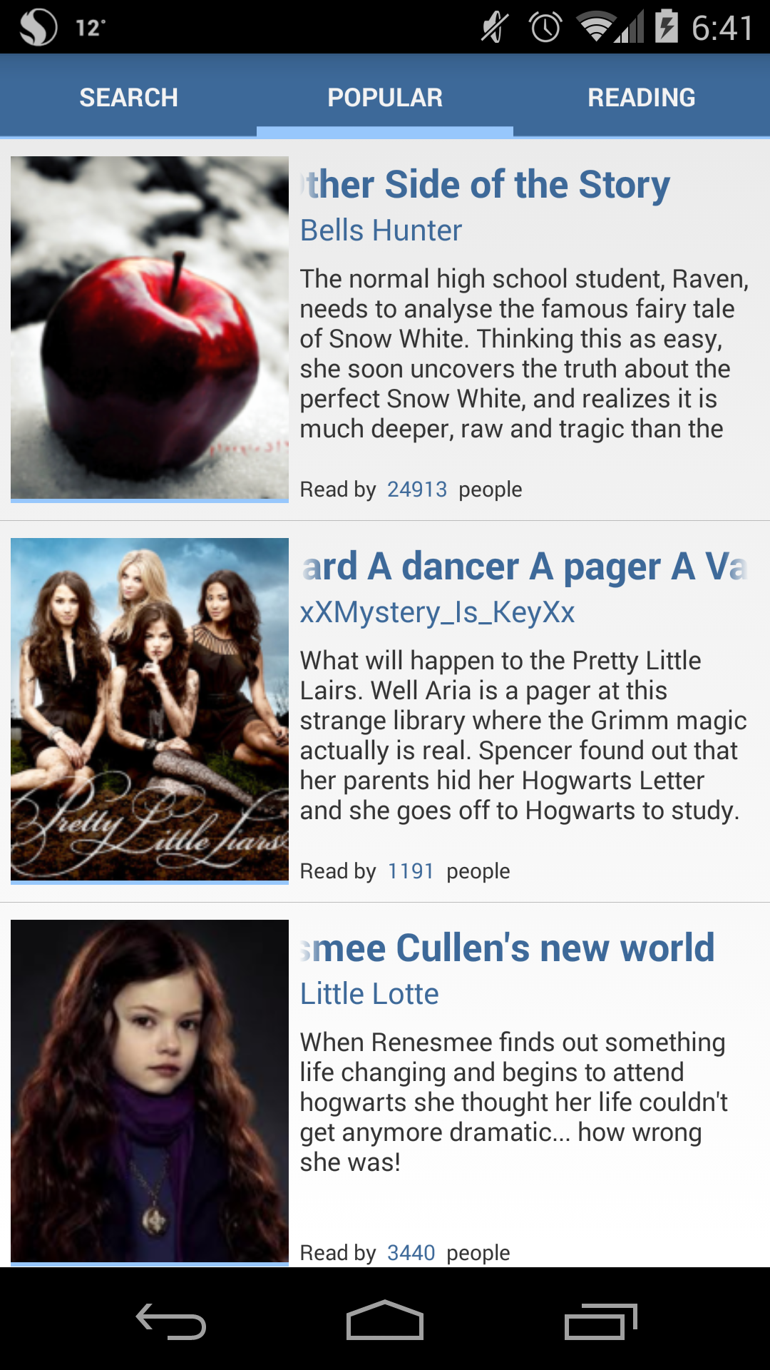 Movellas Fanfiction - App on Amazon Appstore