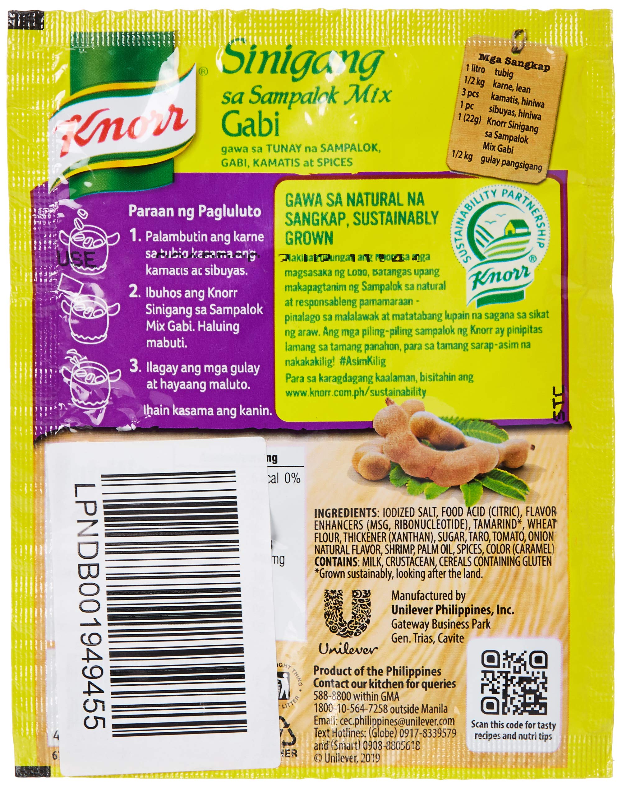 Sinigang powder mix With Gabi 6個セットSinigang mix Gabi powder 6個セット With