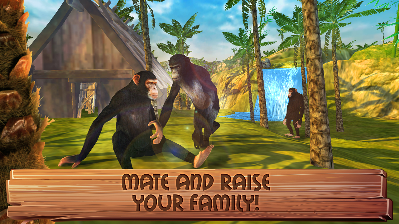 Chimpanzee Jungle Monkey Simulator 3D:Amazon.co.uk:Appstore for Android