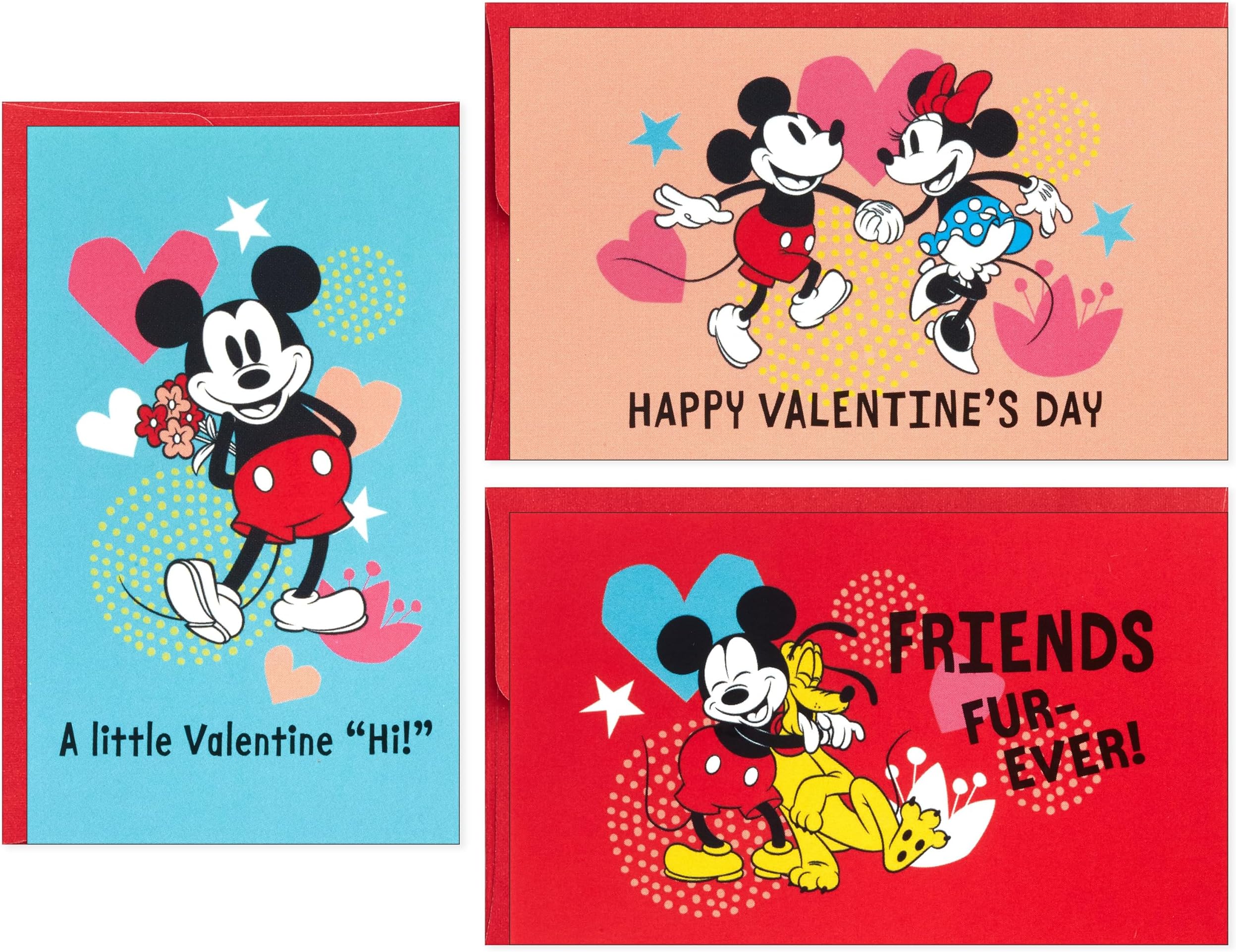 Hallmark Disney Mickey and Friends Mini Valentines Day Cards for Kids ...