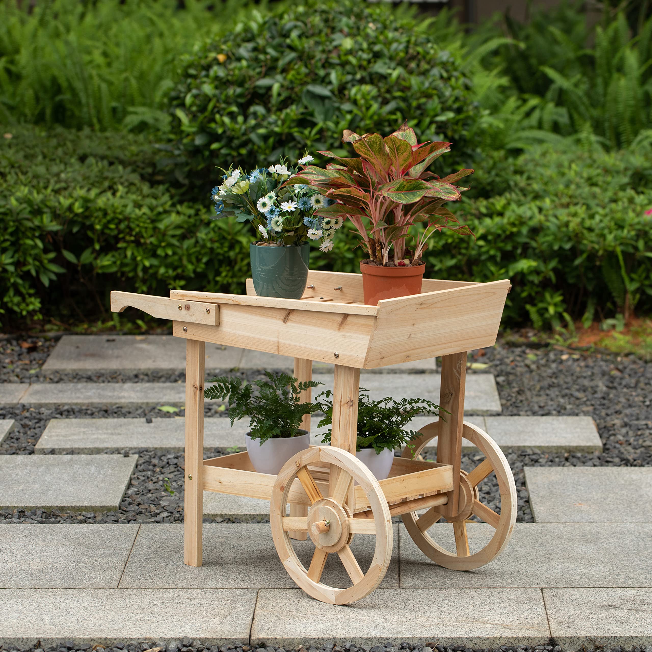 Wooden Carts With Wheels How To Build A DIY Wooden Cart With Wheels