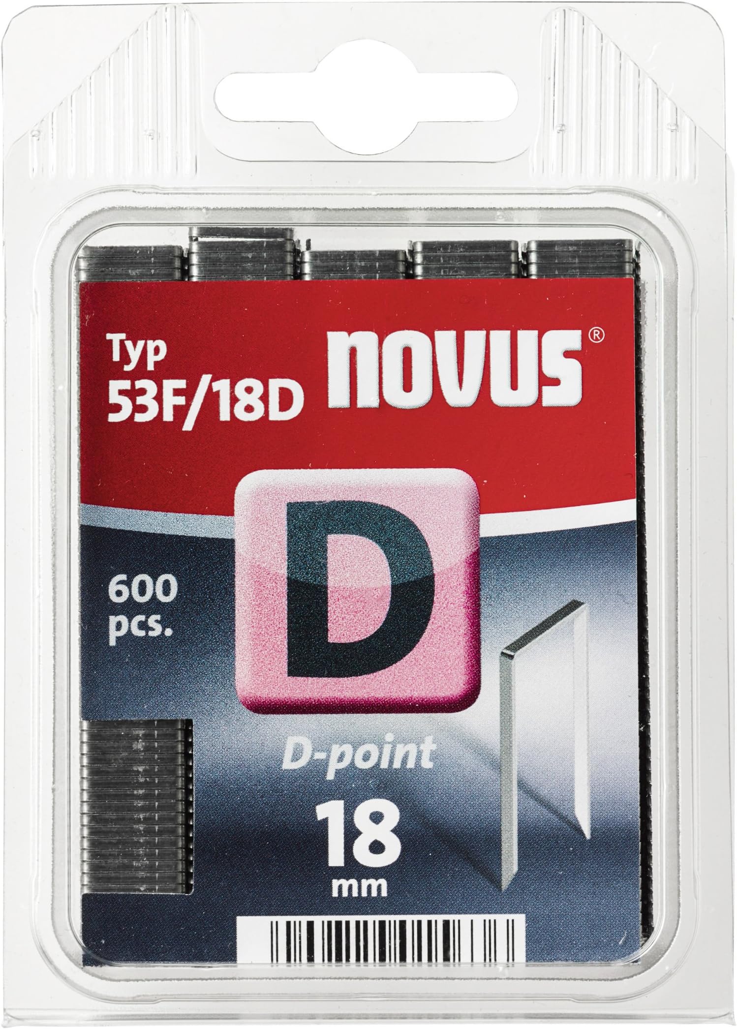 Novus Feindrahtklammern 10 mm superhart, Sparverpackung, 5000 Tacker ...