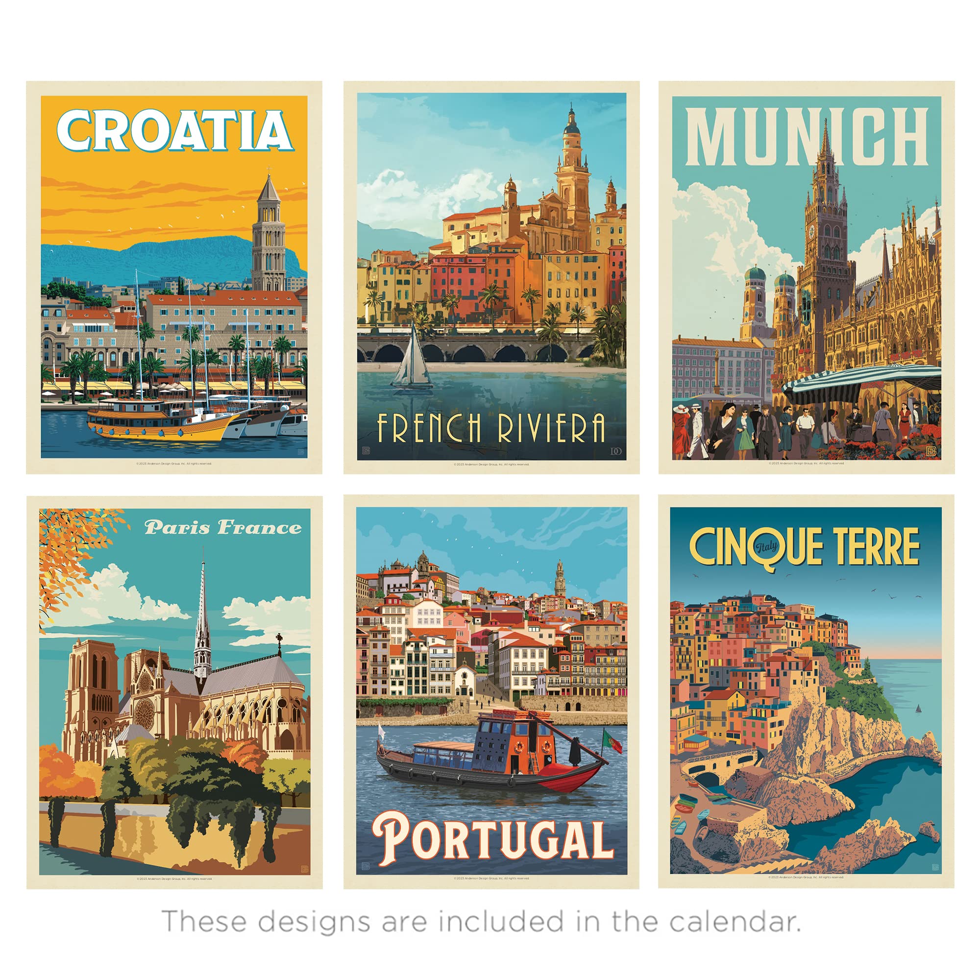 Snapklik.com : 12 Month 2023 Calendar - Europe Travel Destinations ...
