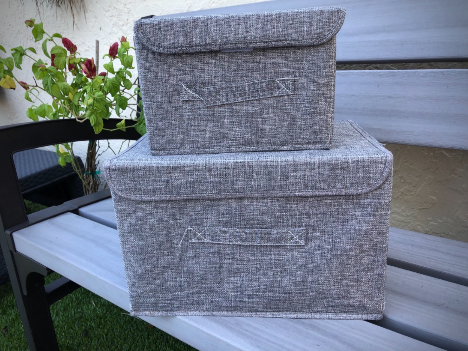 $5/mo - Finance foldable storage box 2 storage boxes，storage bins ...