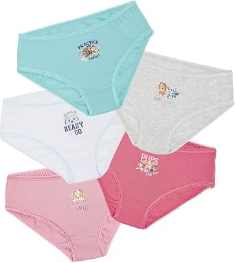 Paw Patrol Mutande Bambina, Confezione da 5 Mutandine Corte Bimba 18 ...