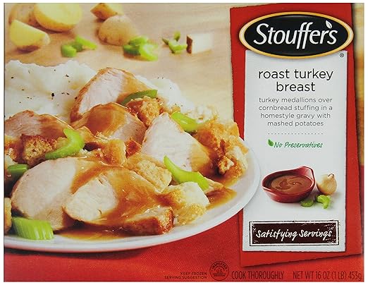 Amazon.com: Stouffer's Roast Turkey Breast Frozen Entree Made with ...