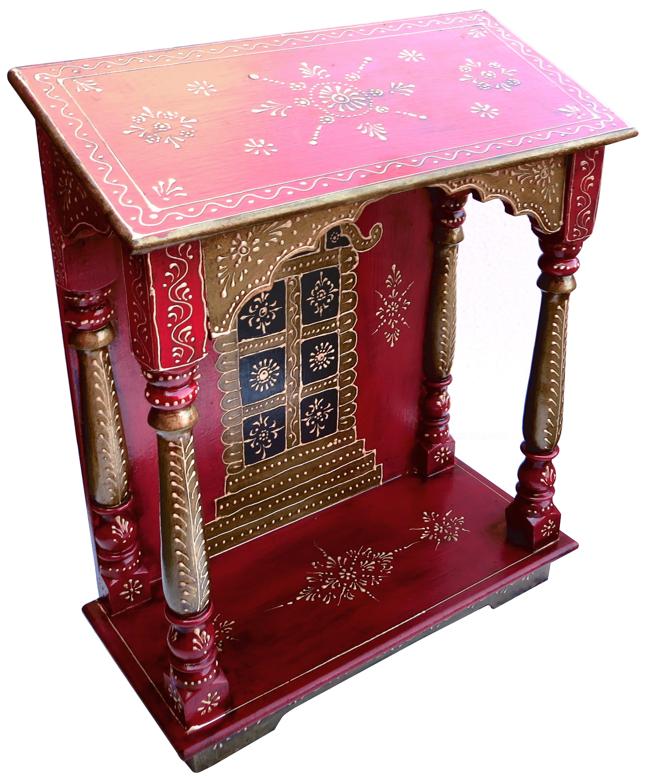 Wood Temple , Puja Mandir, Temple for Home, Pooja Mandir, Pooja Mandir ...