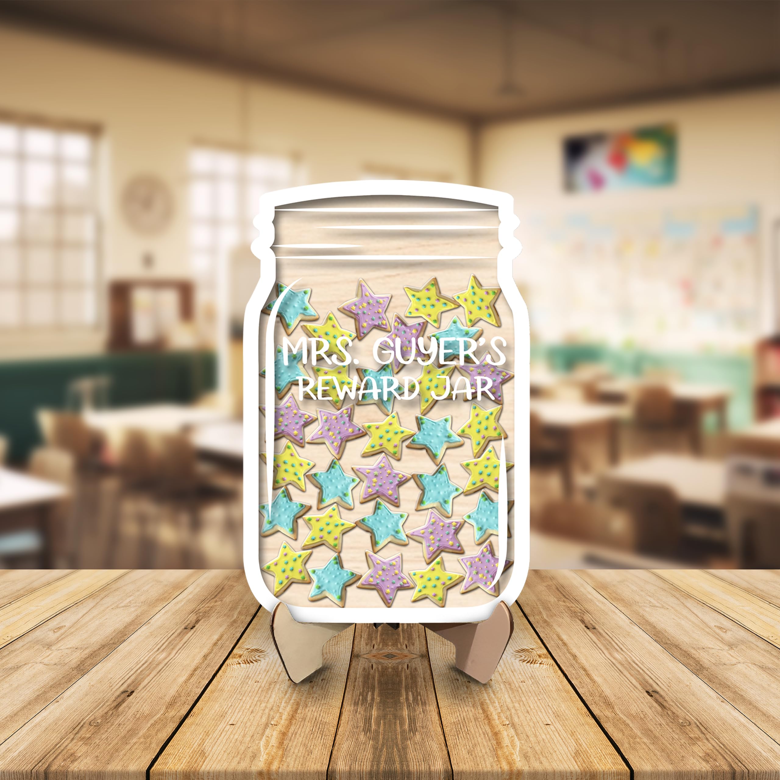 Amazon.com: Personalized Stars Magnetic Reward Jar, Bulletin Board ...