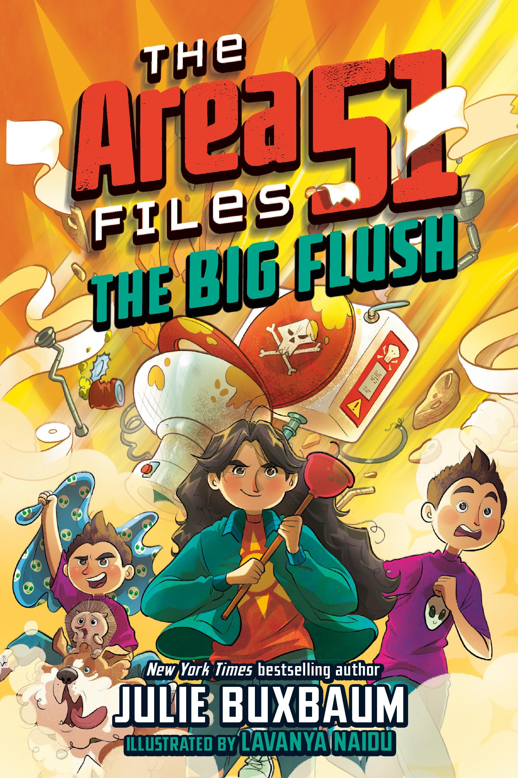 The Big Flush (The Area 51 Files): Buxbaum, Julie, Naidu, Lavanya ...