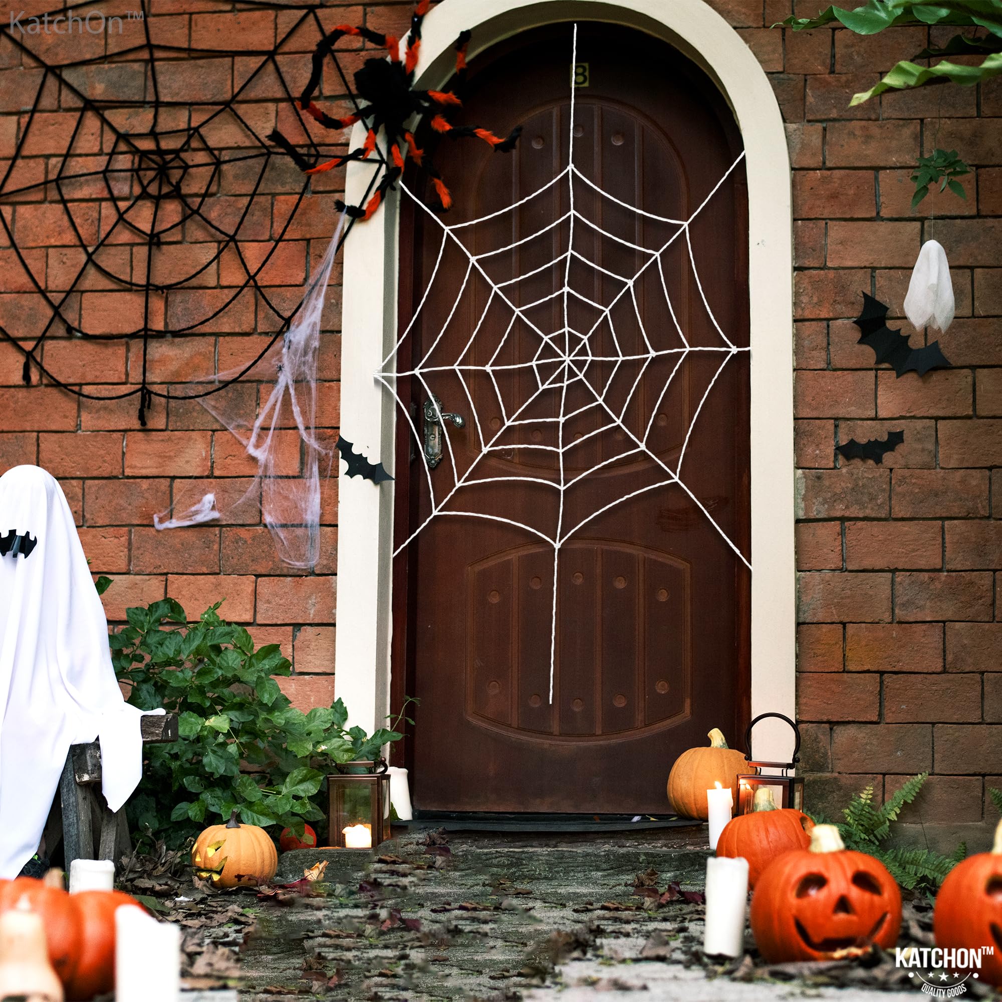 Snapklik.com : Spider Web Halloween Decorations - 5 Feet Rope Spider ...