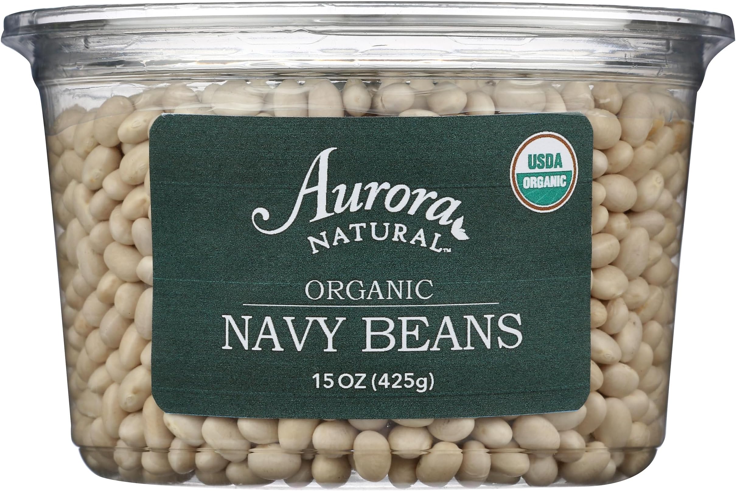 Amazon.com : AURORA PRODUCTS Organic Navy Beans, 15 OZ : Grocery ...