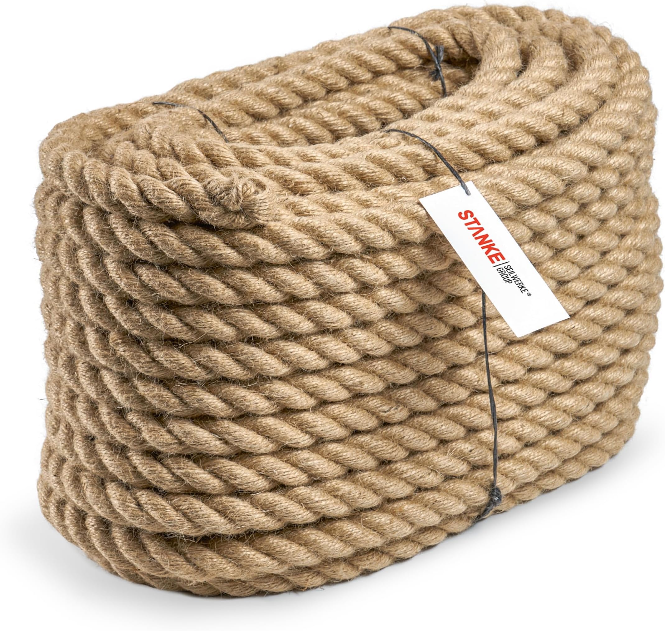 Corde de jute 100 % naturelle, 10 m, diamètre : 5 à 50 mm : Amazon.fr ...