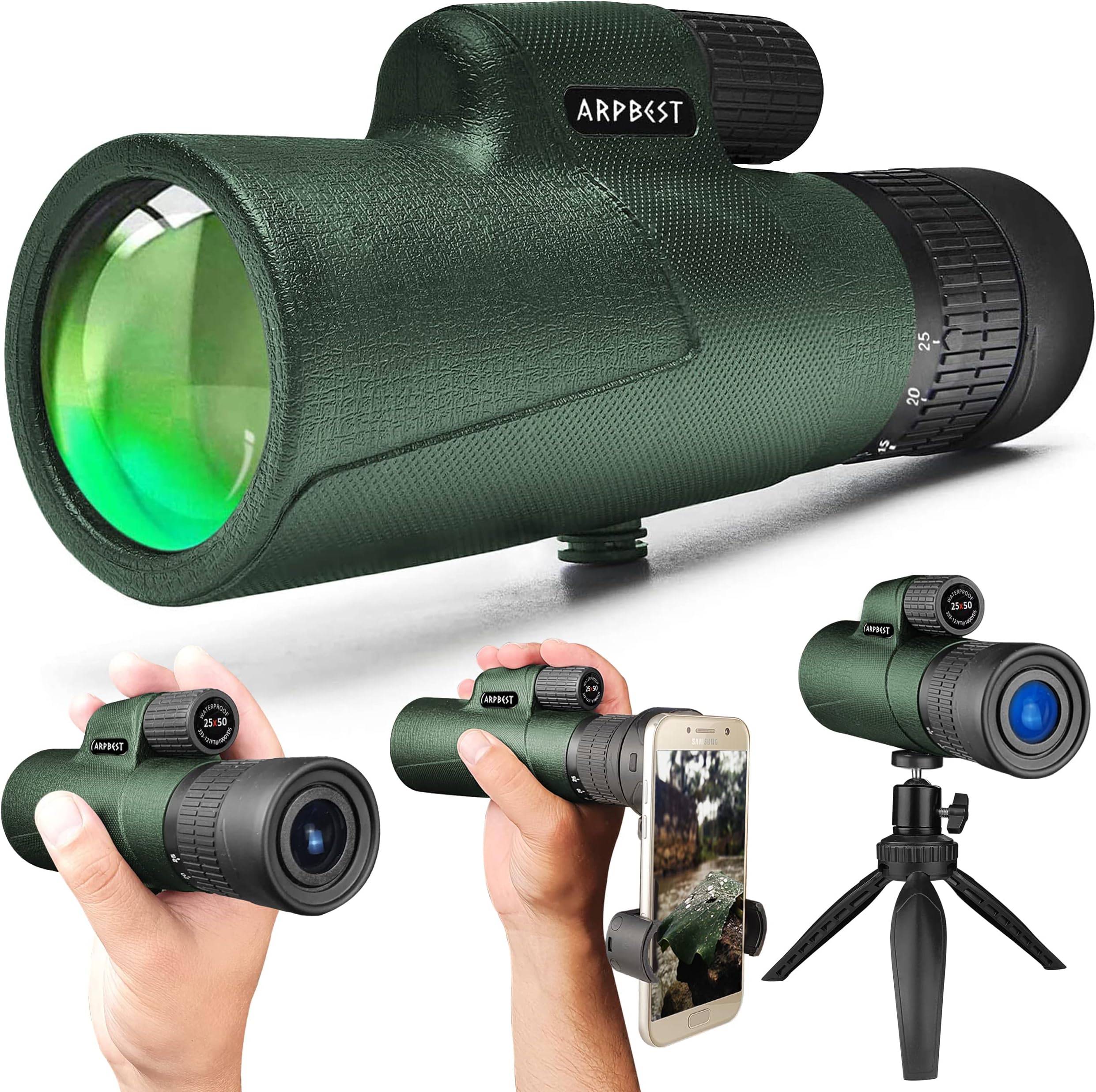 Stargazing Telescope Occer 10X42 High Power Monocular Telescope HD Dual ...
