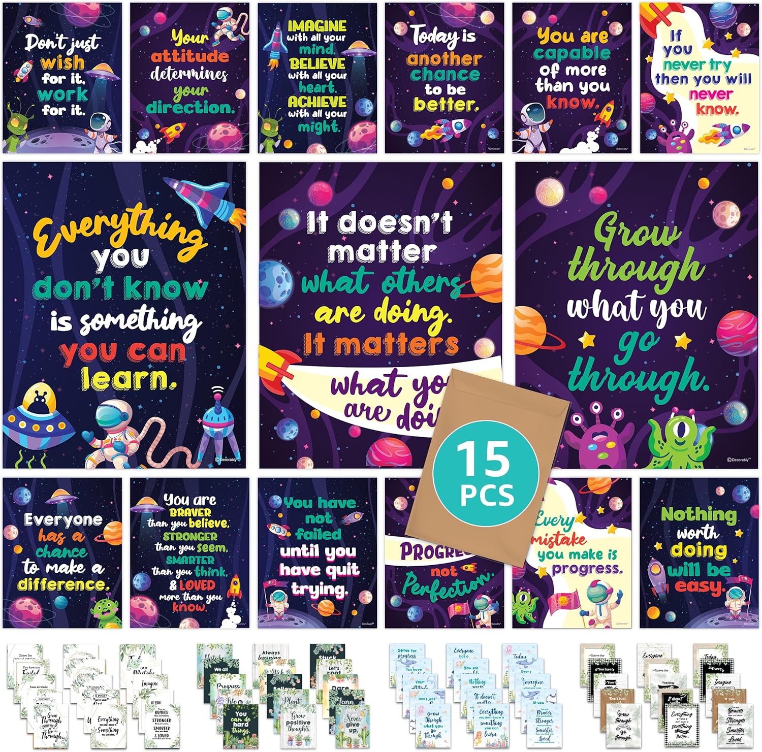 Set of 15 Motivational Classroom Posters - High Australia | Ubuy