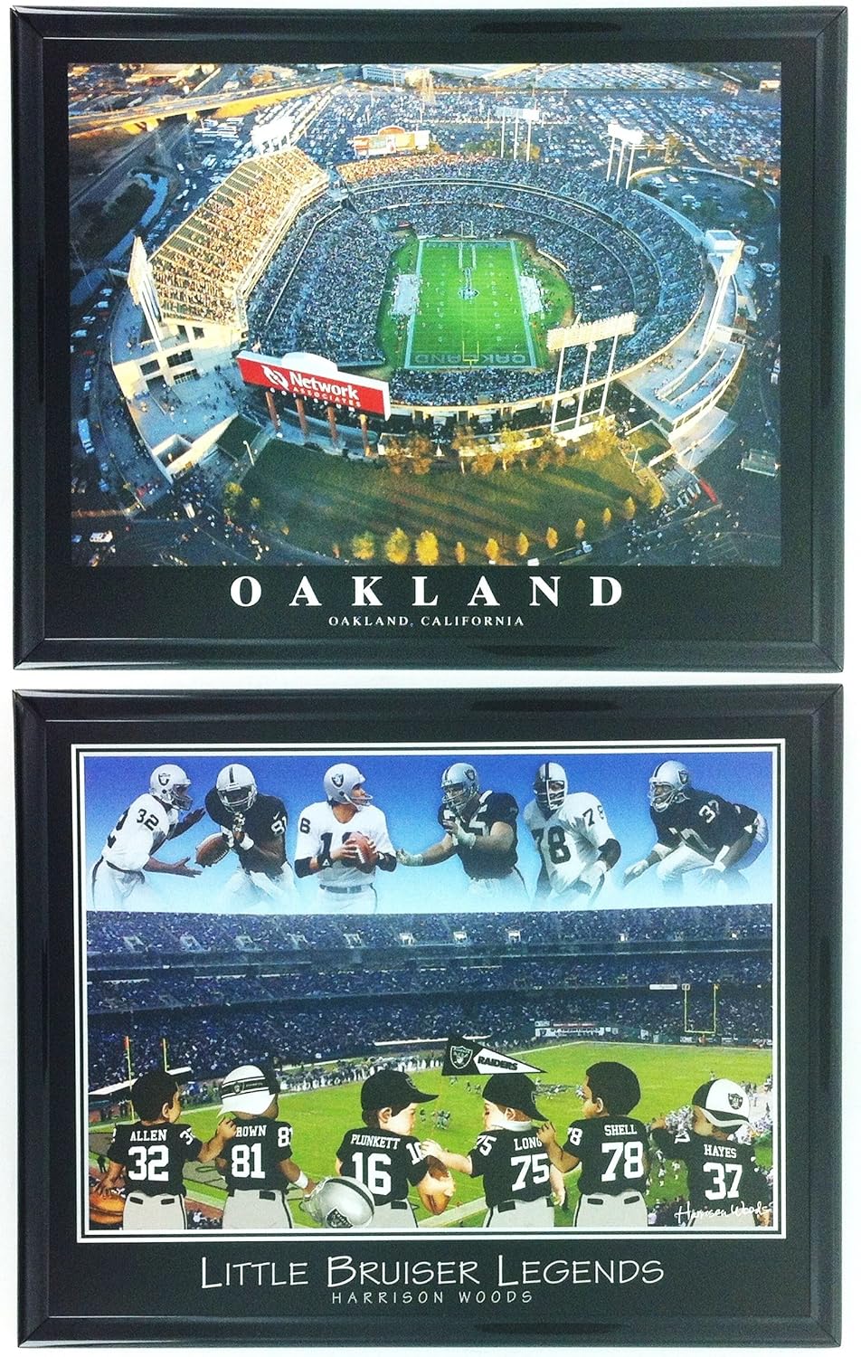 Amazon.com: Little Raiders Football Legends with Oakland Coliseum ...