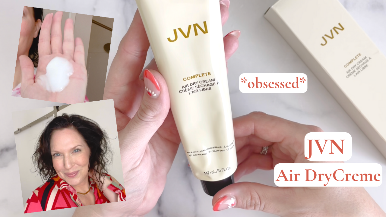 Watch JVN Air Dry Cream, No Heat Air Dry Hair Cream | Vegan & CF on ...