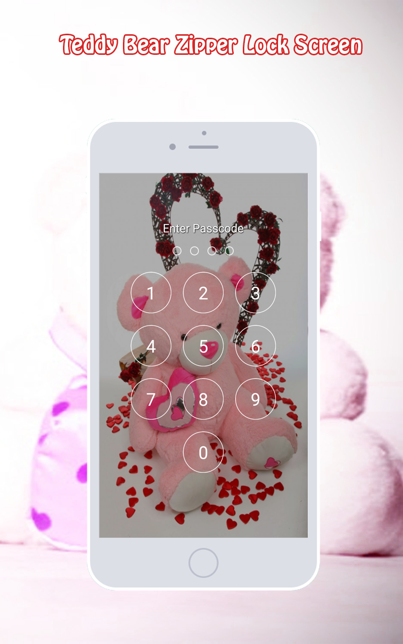 Teddy Bear Zipper Lock Screen - App on Amazon Appstore