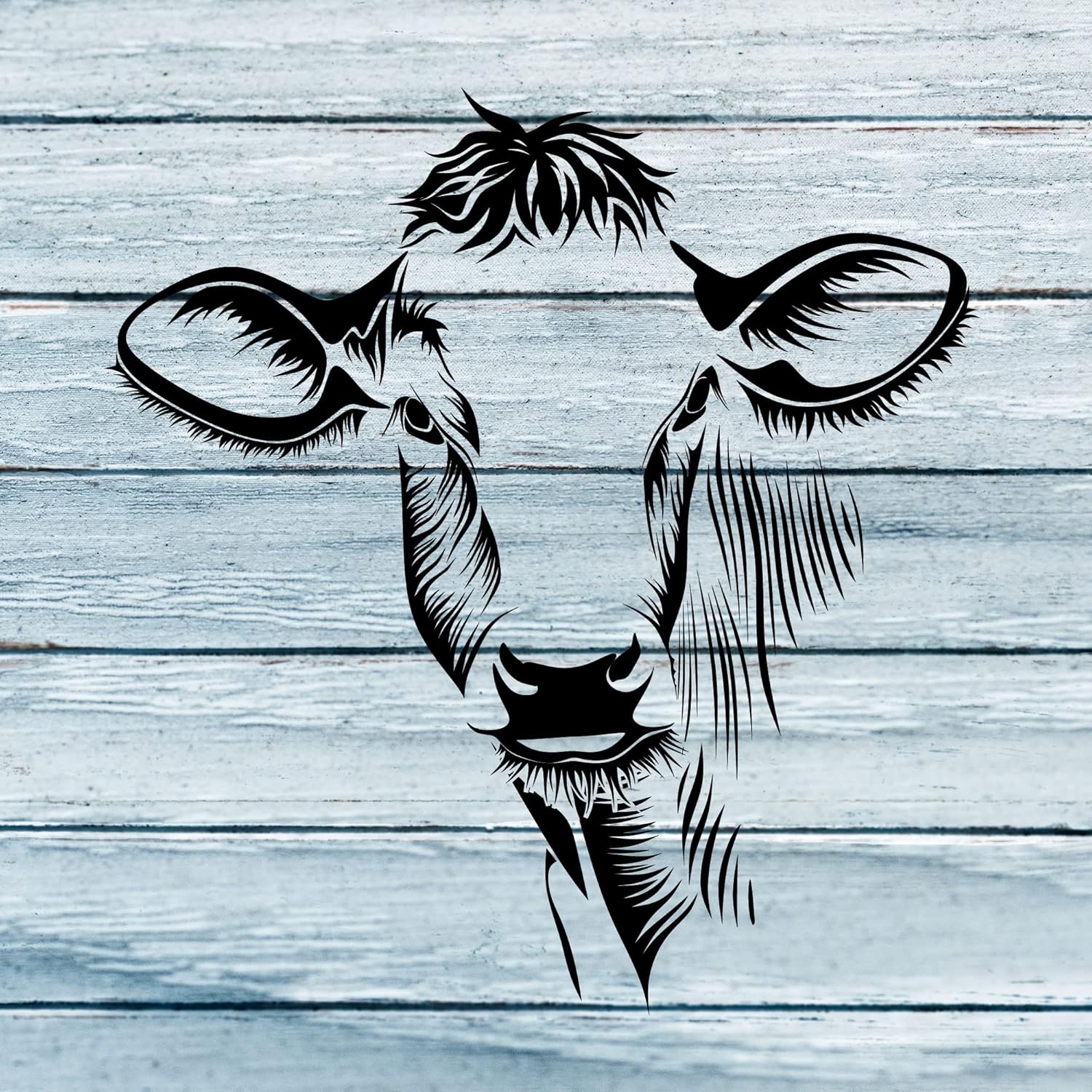 Amazon.com: Cow Wall Decals Stickers - Cow Room Decor for Boys Room ...