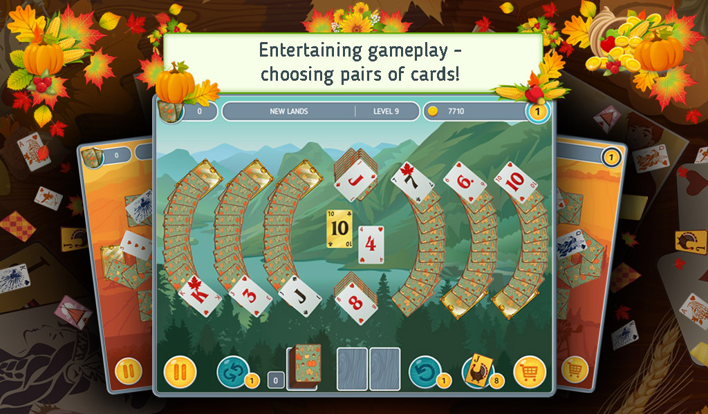 Solitaire Match 2 Cards. Thanksgiving Day - App on the Amazon Appstore