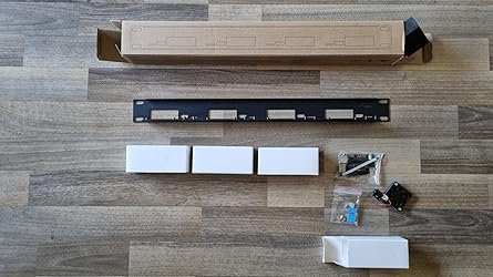 GeeekPi 1U Rack Kit für Raspberry Pi 4B, 19" 1U Rackmount Unterstützt 1 ...