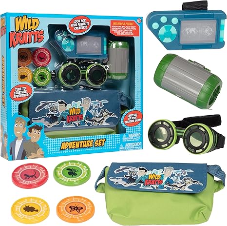 Amazon.com: Wild Kratts Adventure Playset - 8pc Set Includes Goggles ...