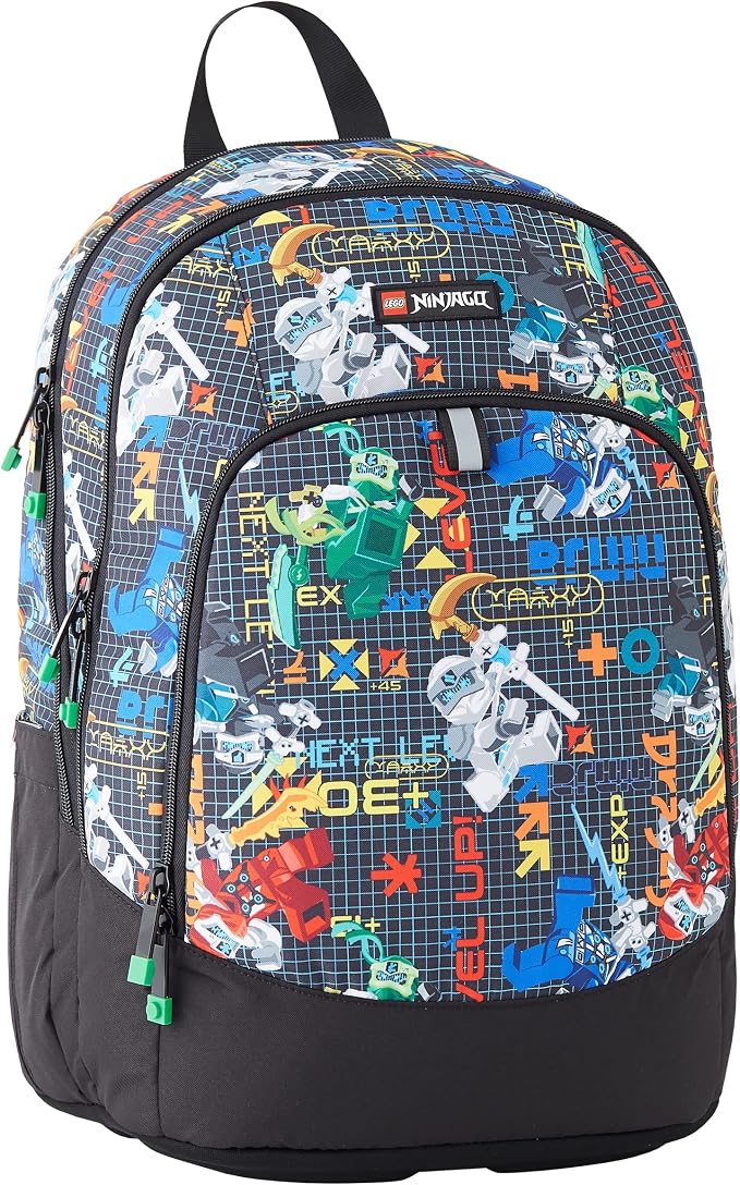 LEGO Ninjago École Round, Sac à Dos Mixte Enfant, Multicolore, 28L ...