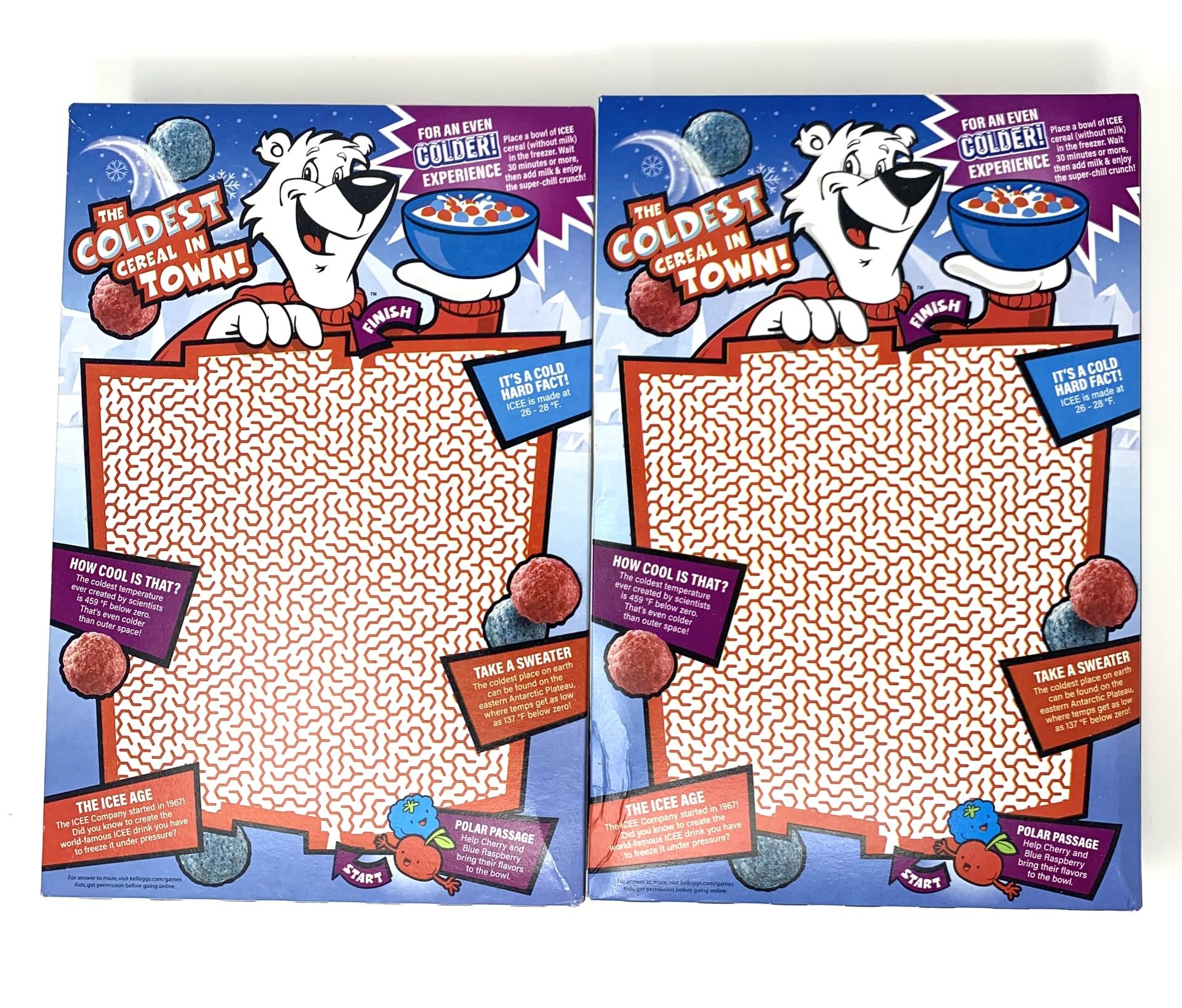 Hard Cereal Box Maze