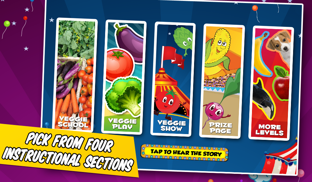 Veggie Circus Farm: Learn Vegetables & Plants Free for Kids and ...