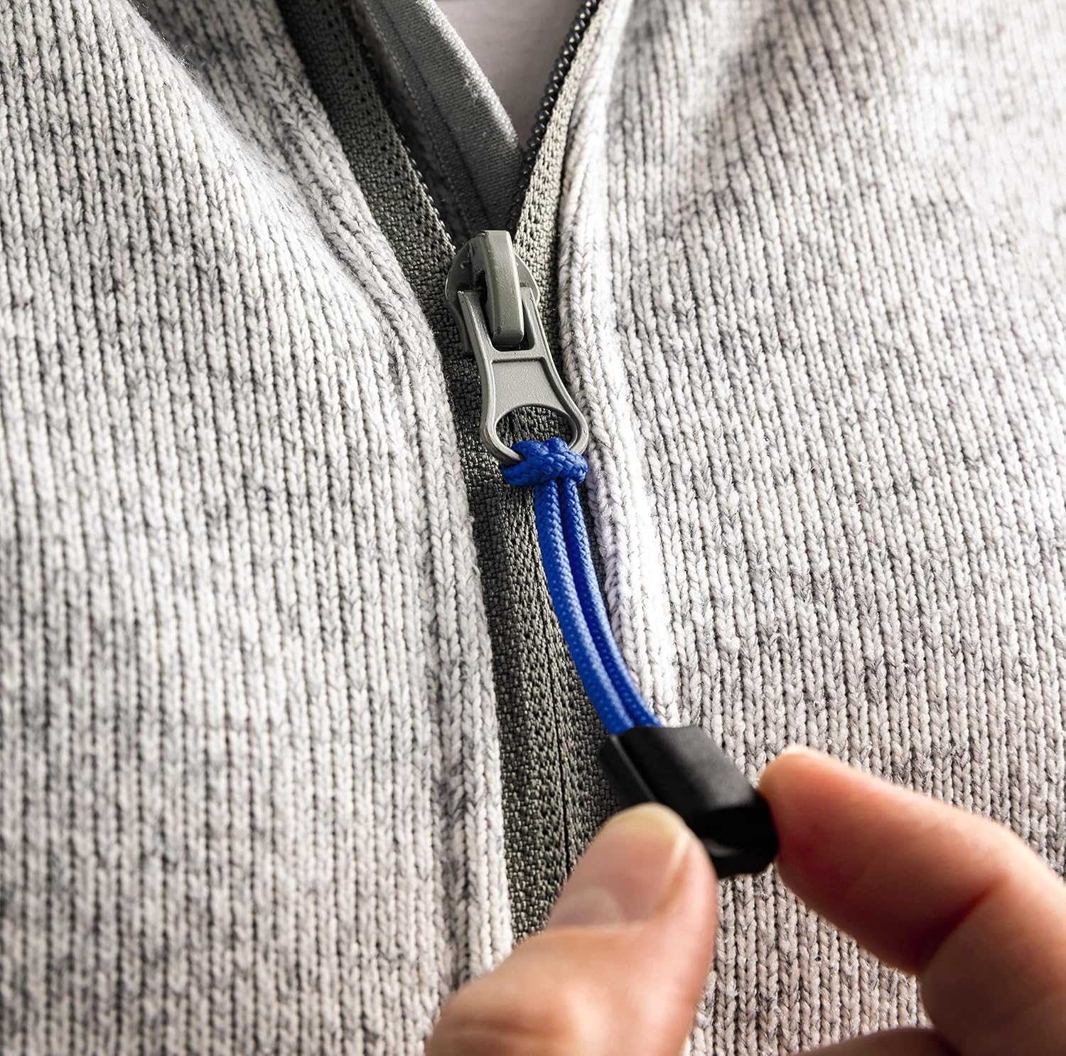 12 x Zipper Pulls – Blue 6cm Tie On Zip Pulls Dressing Aid for ...