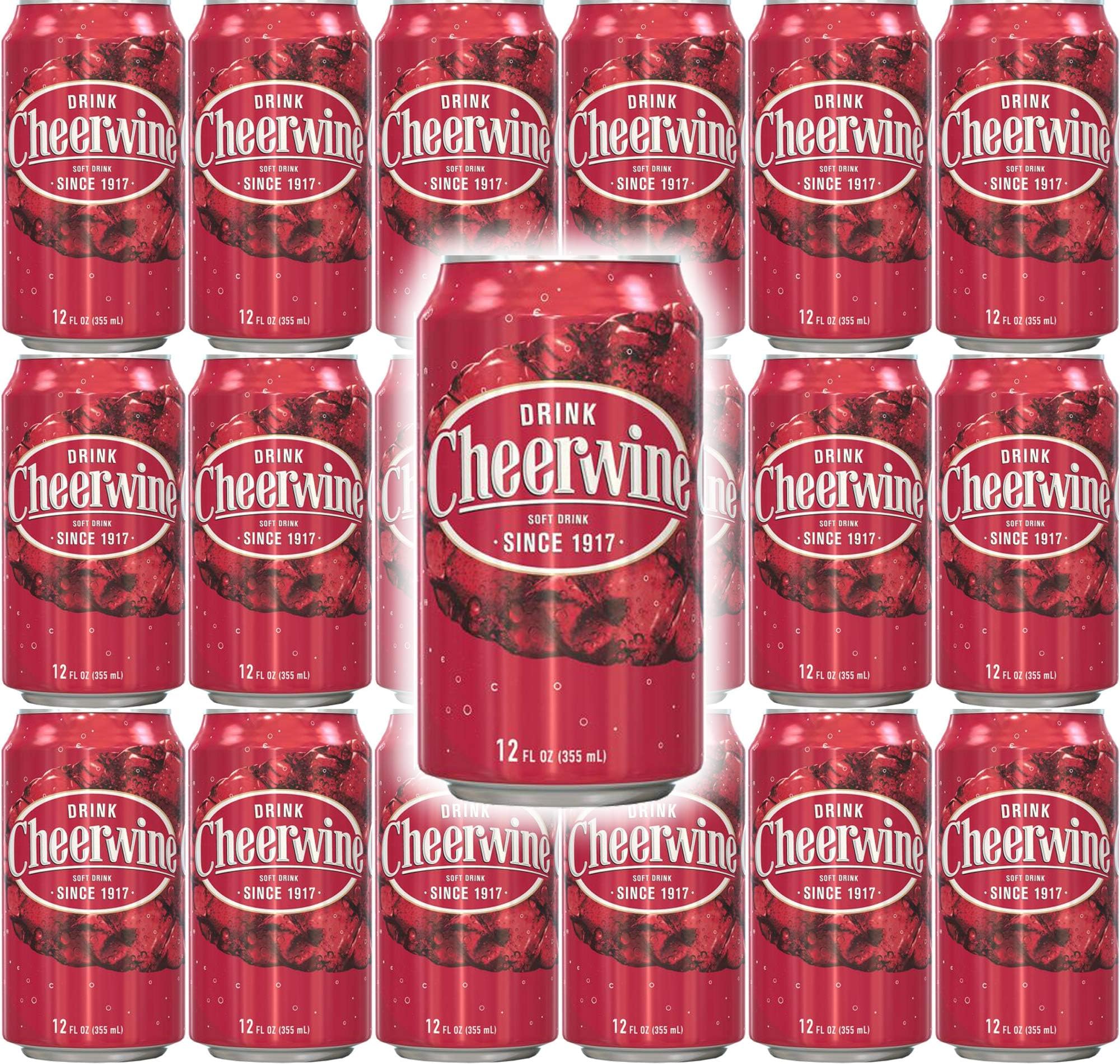 Amazon.com : Cheerwine Soda, 12 oz can (18 cans) : Grocery & Gourmet Food