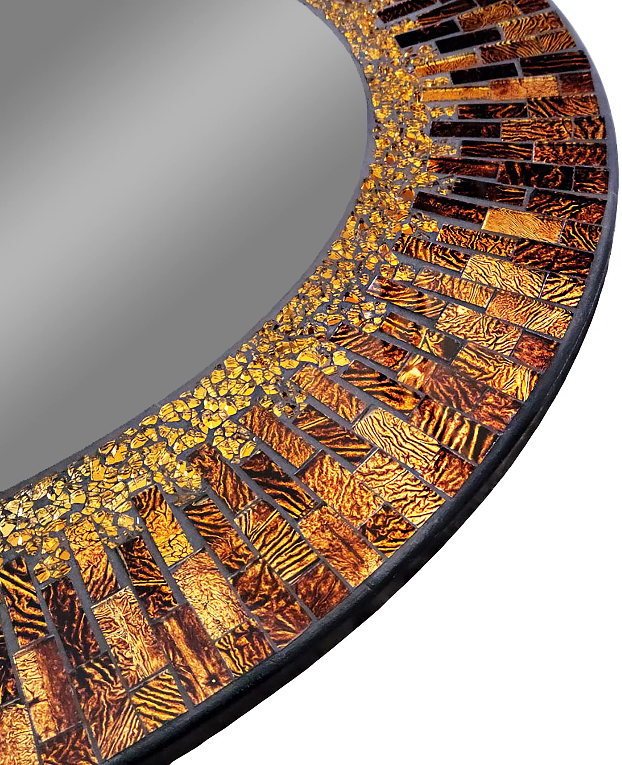 Snapklik.com : Lulu Decor, Decorative Handmade Amber Oval Mosaic Wall ...