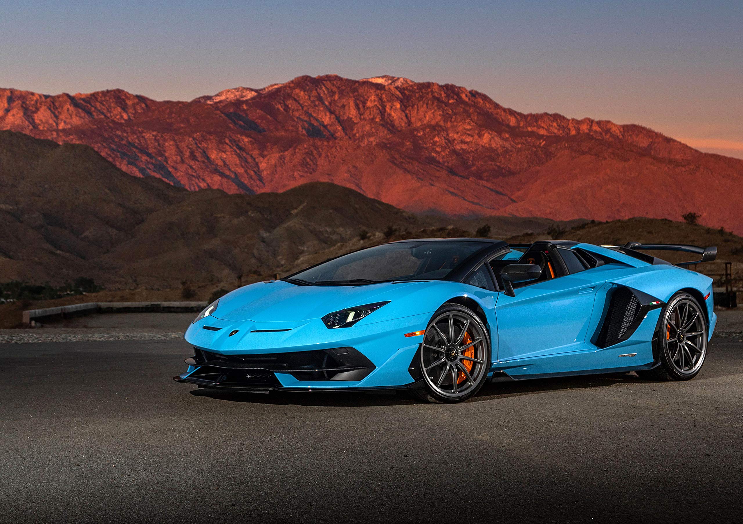 Lamborghini Aventador svj roadster Sports Car Poster : Amazon.co.uk ...