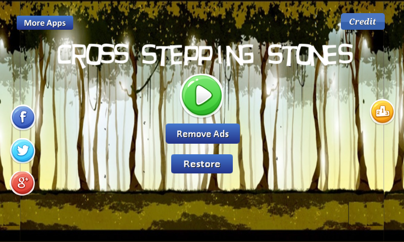 Cross Stepping Stones - cross stepping stones in the forest - App on ...