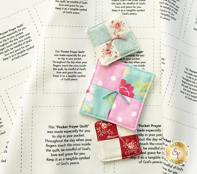 Amazon.com: Shabby Fabrics Pocket Prayer Quilt Panel (Natural)