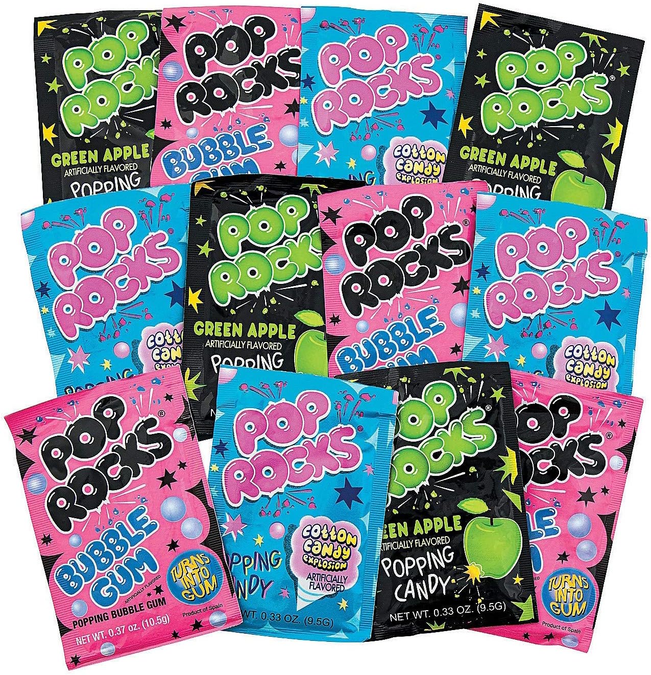 Amazon.com : Pop Rocks Candy - 9 Flavors Pop Rocks Bulk Variety Pack by ...