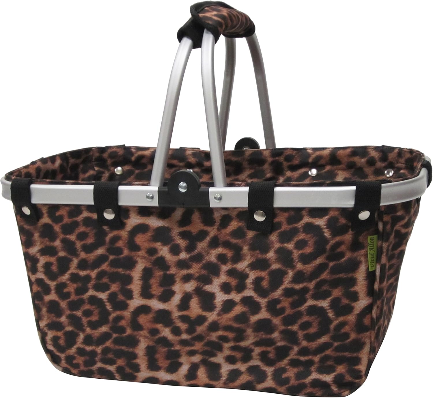 Amazon.com: JanetBasket NB029-L 18 by 10 by 9-1/2-Inch Leopard Aluminum ...