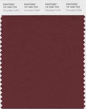 PANTONE Smart 19-1526X Color Swatch Card, Chocolate Truffle - House ...