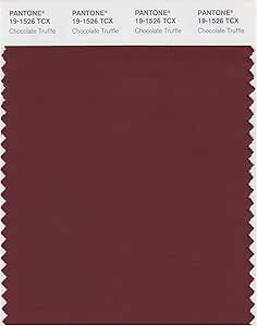 PANTONE Smart 19-1526X Color Swatch Card, Chocolate Truffle - House ...