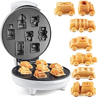 Amazon.com: Car Mini Waffle Maker - Make 7 Fun, Different Race Cars ...