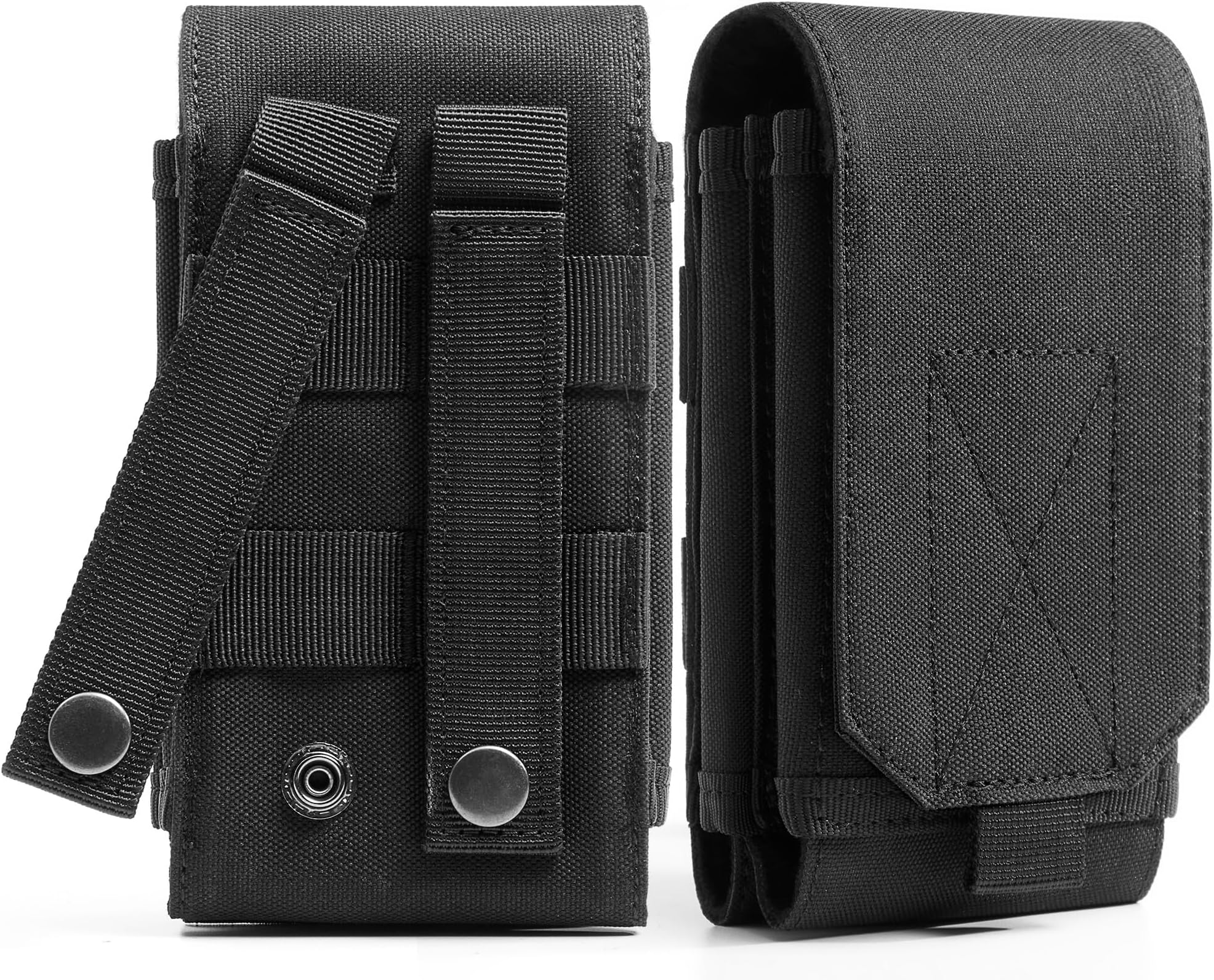 Amazon.com: Urvoix Dual Cell Phone Holster, Belt Phone Pouch, Molle ...