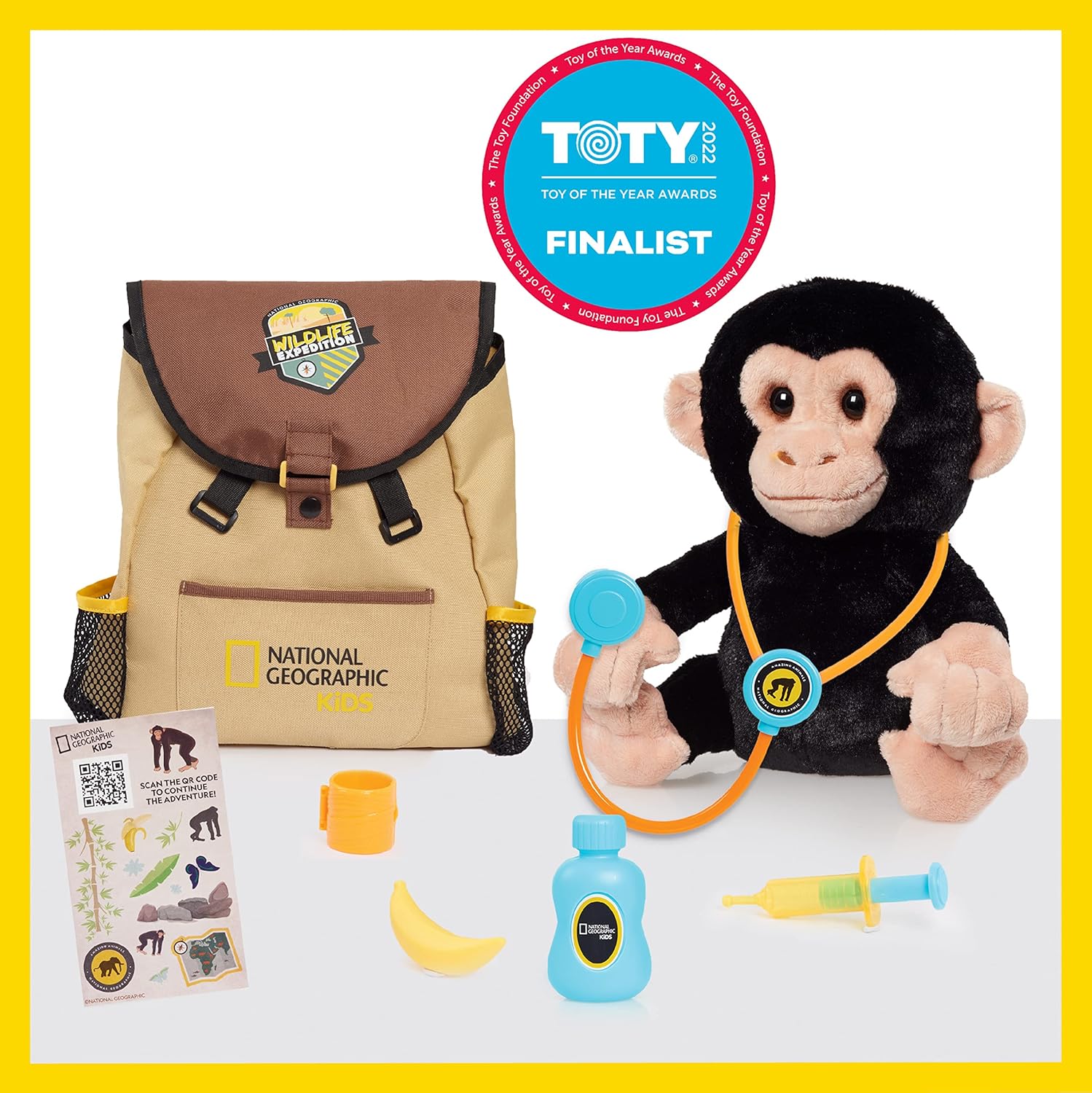 Buy National Geographic Veterinarian Kit for Kids, Interactive Chimp ...