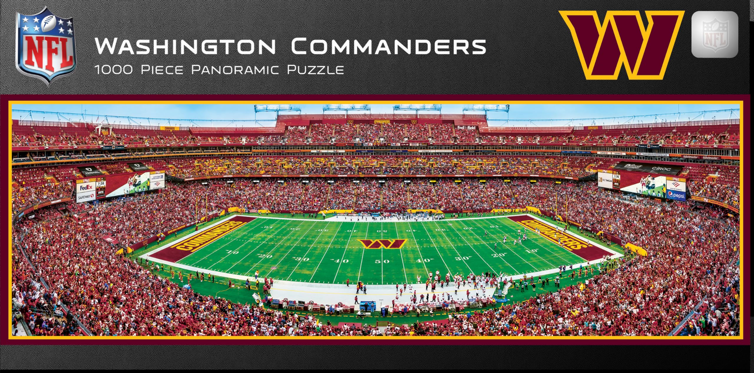 Amazon.com: MasterPieces 1000 Piece Sports Jigsaw Puzzle - NFL ...