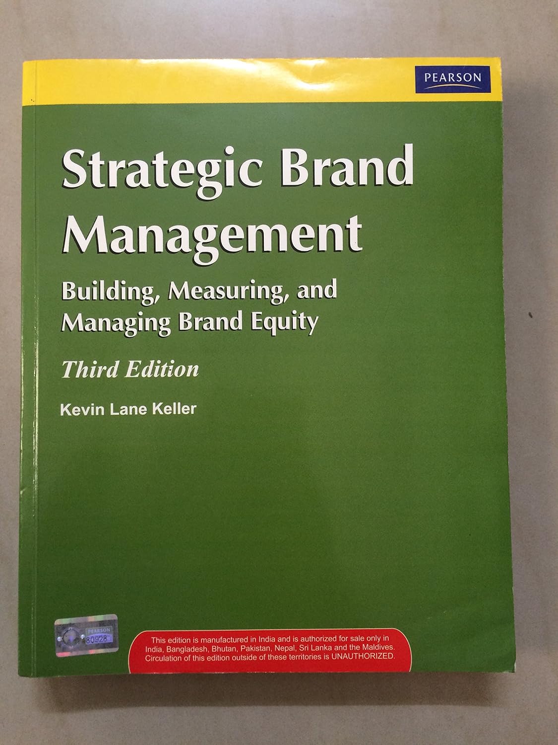 Strategic Brand Management : Building ,Measuring, and Managing Brand ...