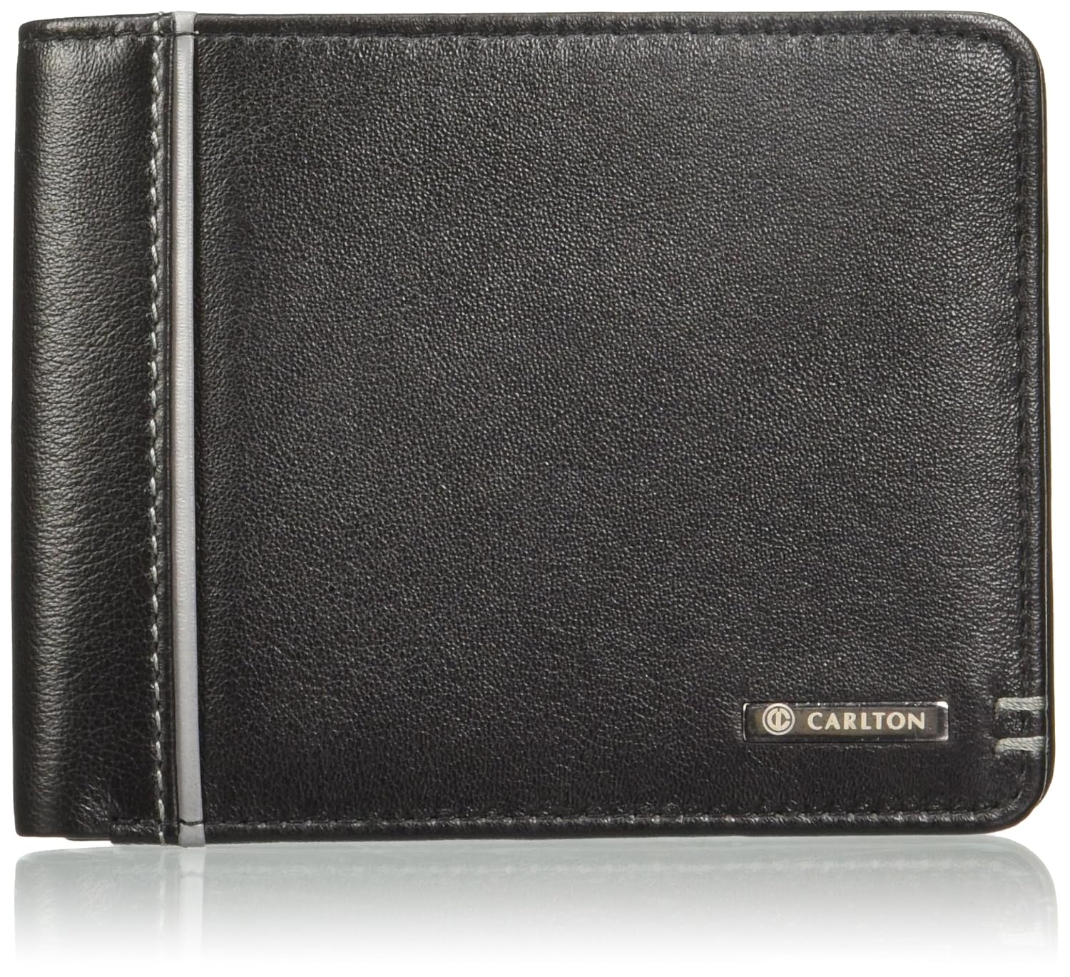 Buy Carlton Knight Wallet Black Coin Passcase 5 Men's Genuine Leather ...
