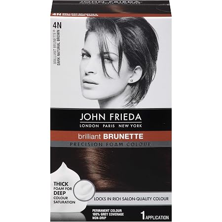 Amazon.com: John Frieda Precision Foam Color, Light Natural Brown 6N ...