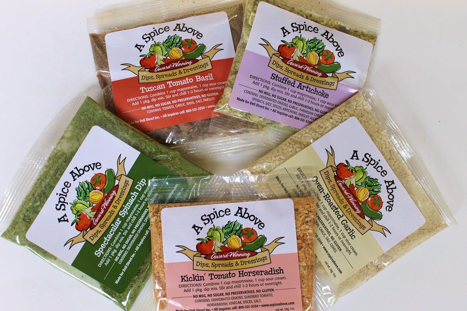 Amazon.com: Variety Pack of 5 Dips