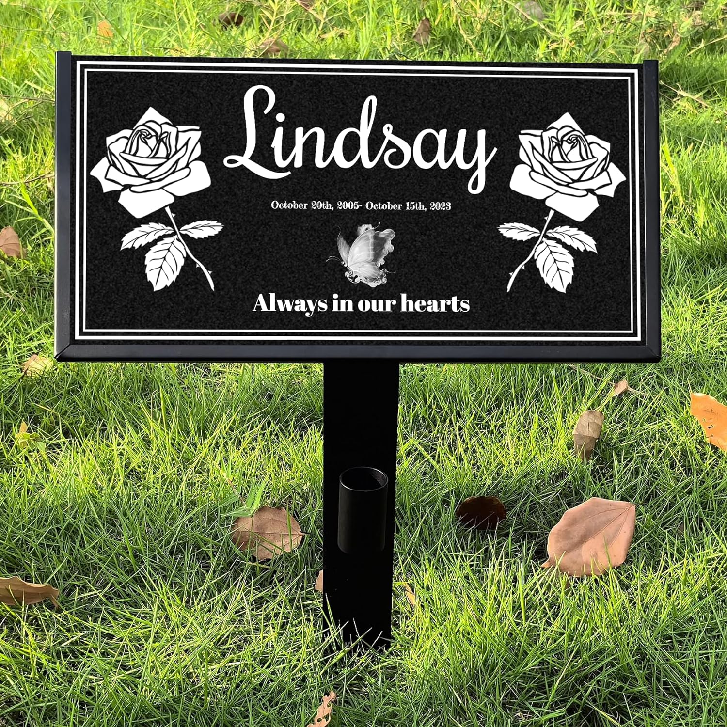 Grave Markers,Memorial plaques for Outdoors,Grave Markers for Cemetery ...