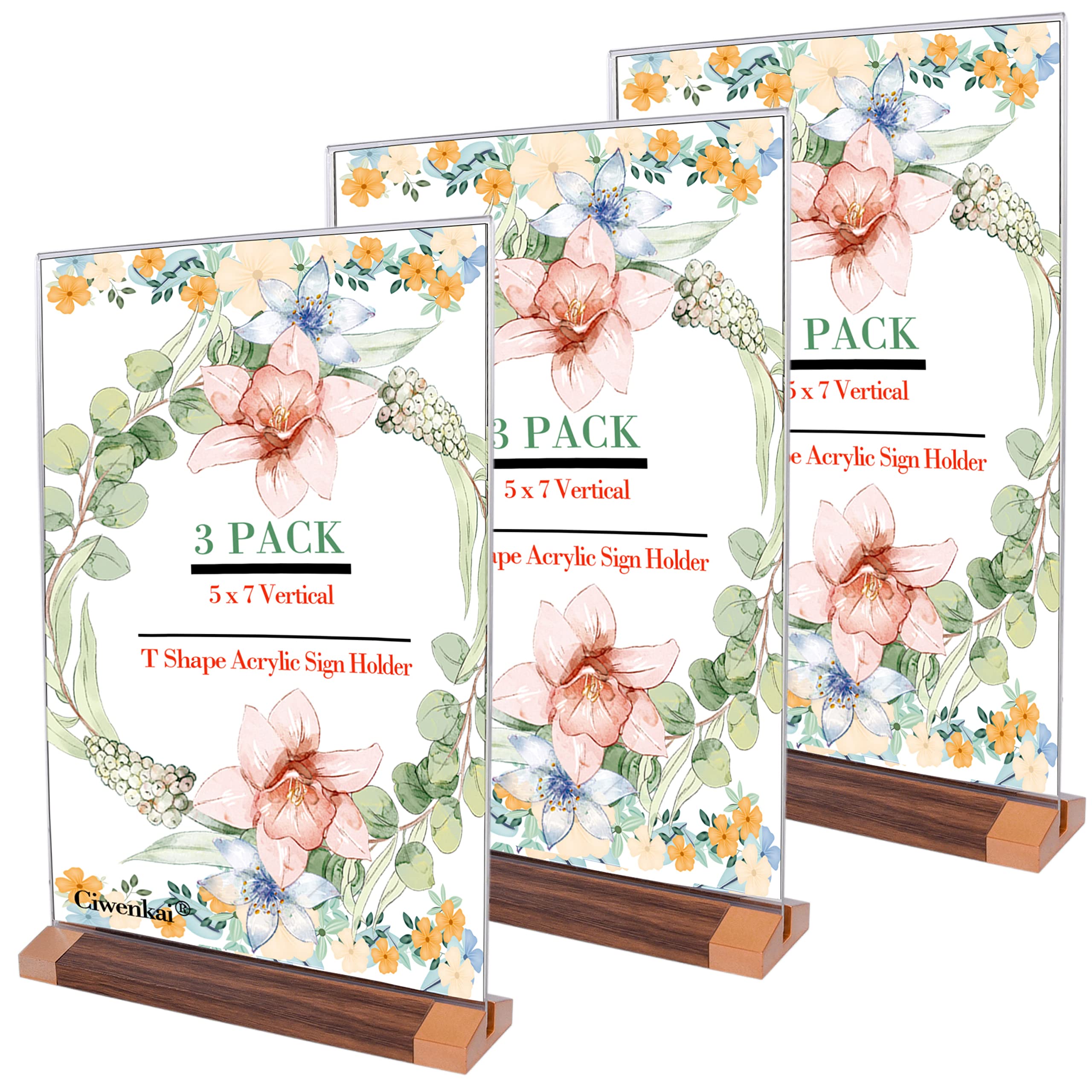 Snapklik.com : Ciwenkai Acrylic Sign Holders