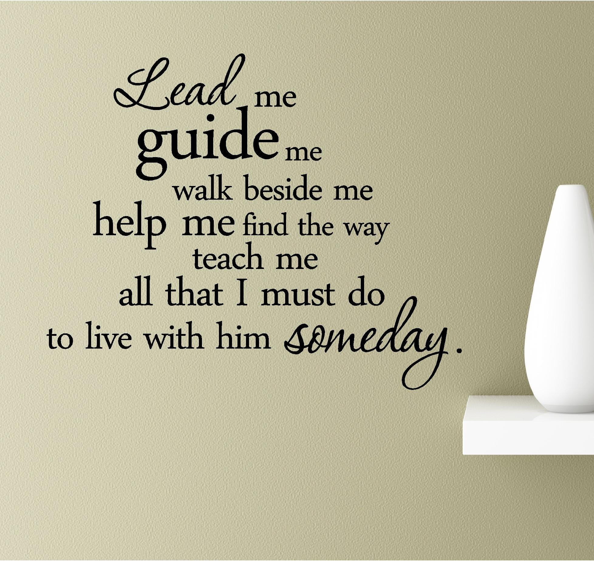 Guide Me Quotes Finding Peace: Letting Go Of Worry Through Faith