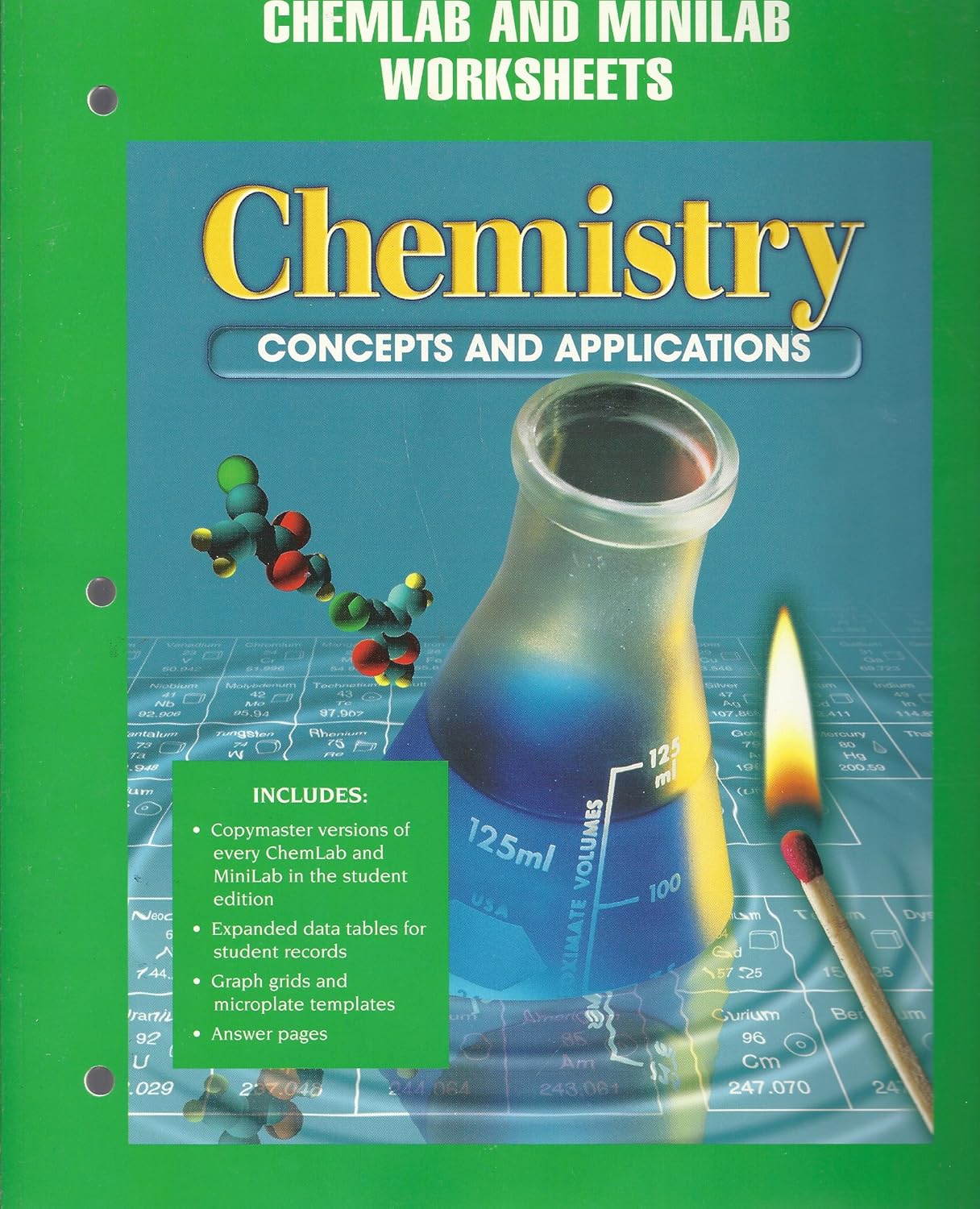 Amazon.com: Chemistry: Concepts and Applications Chemlab & Minilab ...